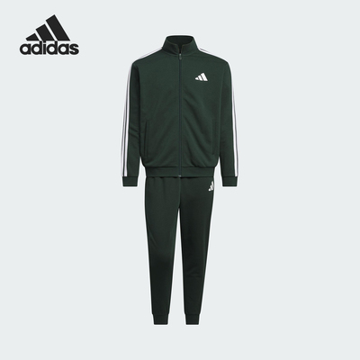 Adidas/阿迪达斯正品新款男女时尚潮流休闲立领套装JZ0110