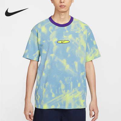 Nike/耐克正品Sportswear男士日常宽松经典花纹短袖HJ0765-736