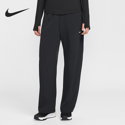 Nike/耐克正品One Dri-FIT女士休闲运动直筒梭织长裤IQ0343-010