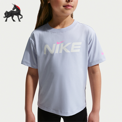 Nike/耐克正品Easy Breezy小童防晒凉感经典短袖T恤IW1763-055