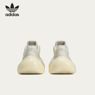 Adidas/阿迪达斯官方正品三叶草新款女米白乳白色TPU运动鞋JI1495