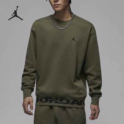 Nike/耐克官方正品JORDAN男士加绒休闲复古圆领卫衣FV7437-222
