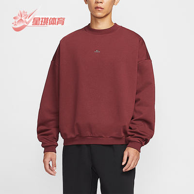 Nike/耐克正品2025冬季男士运动加绒圆领宽松篮球卫衣IM5902-619