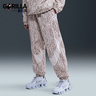 Nike/耐克正品2025秋季款女士日常运动束脚印花长裤IB7267-009