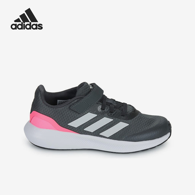 阿迪达斯小童轻便透气跑步鞋