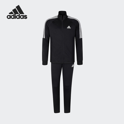 Adidas/阿迪达斯正品春秋男士休闲运动三条纹户外修身套装H28922