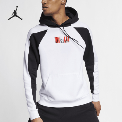 Nike/耐克正品JORDAN男士复古印花运动连帽卫衣BV5455-100