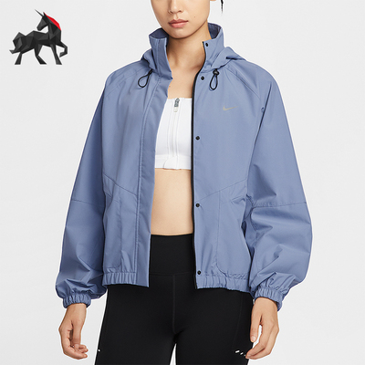 耐克女士时尚梭织连帽运动外套