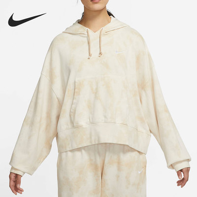 Nike/耐克官方正品SPORTSWEAR 女子针织扎染连帽卫衣 DM6717-126