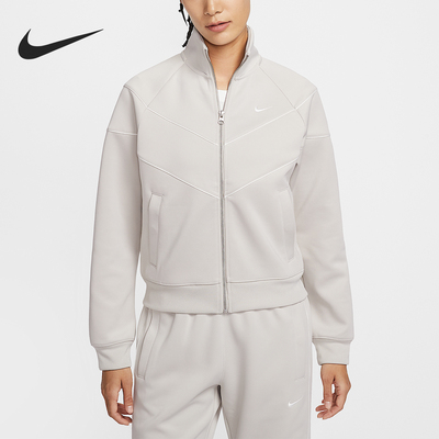 Nike/耐克正品2025冬季款女士日常立领刺绣针织外套HJ0976-072