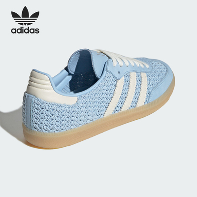 Adidas/阿迪达斯正品三叶草女士运动休闲经典透气板鞋LA7814