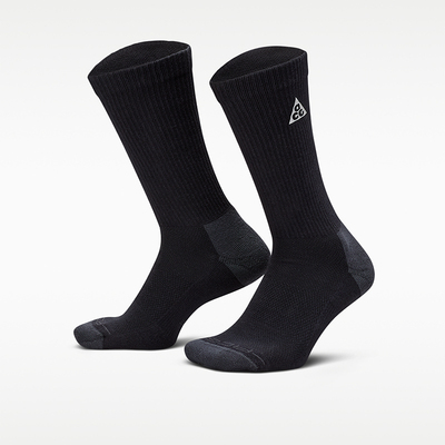 Nike/耐克正品ACG男女黑深烟灰色徒步柔软经典中筒袜IH8647-010