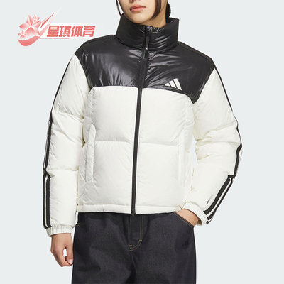 Adidas/阿迪达斯正品W 3S PUFF D J女士拼接保暖立领羽绒服KC2482