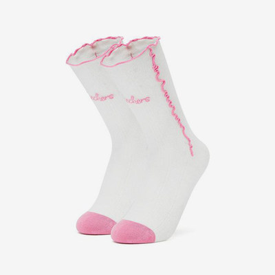 Skechers/斯凯奇正品新款儿童舒适柔软中筒袜一双装L225G051-03ZC