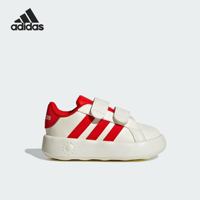 Adidas/阿迪达斯正品四季款婴童透气魔术贴时尚轻盈运动鞋JQ7995