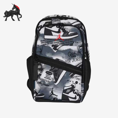 Nike/耐克正品JORDAN图案印花背包新款经典双肩背包HJ3266-101