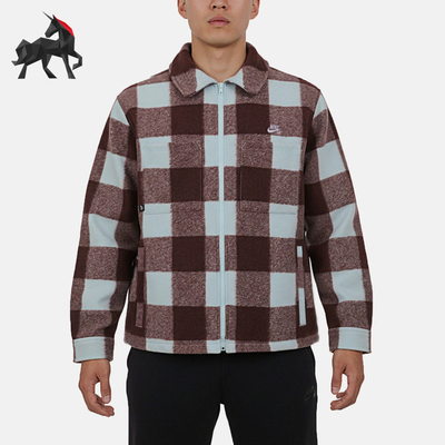 Nike/耐克正品翻领拉链长袖夹克新款男夹克外套HV1422-474