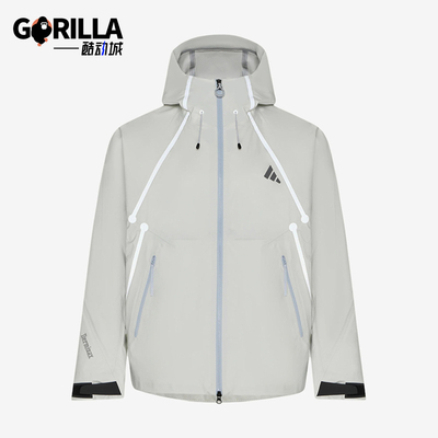 Adidas/阿迪达斯正品男士防水防风宽松长袖夹克外套KY7910