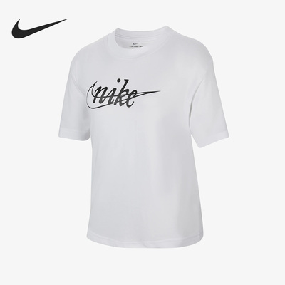 Nike/耐克正品DRI-FIT夏新款宽松大童运动短袖T恤FD0941-100