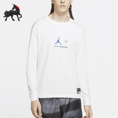 耐克男士圆领宽松长袖T恤