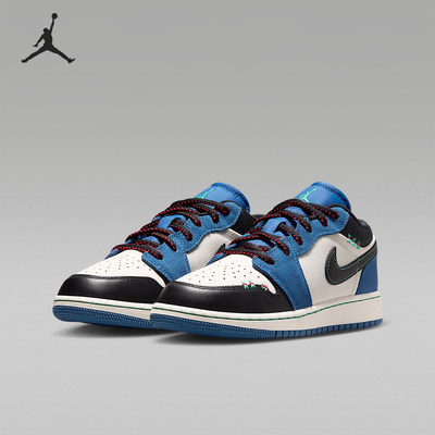 Nike耐克正品AirJordan1LowSE大童舒适贴合低帮篮球鞋IO2062-400