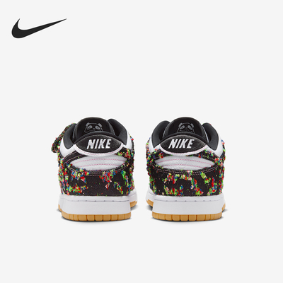 Nike/耐克官方正品DunkLowRetro新款男白黑色街头板鞋IB2263-100