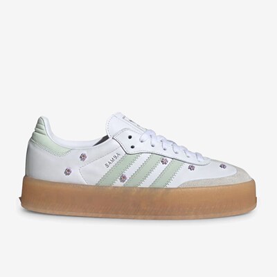 Adidas阿迪达斯正品SAMBAE女款低帮耐磨舒适运动休闲板鞋JS3954