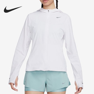 耐克女子休闲运动透气跑步夹克