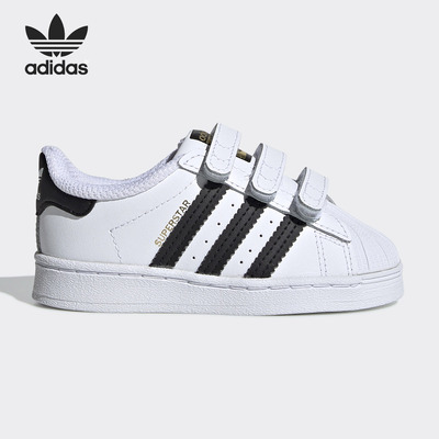 Adidas/阿迪达斯官方正品三叶草婴童时尚透气休闲运动鞋EF4842