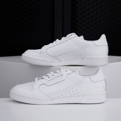 阿迪达斯男女休闲运动鞋系带低帮