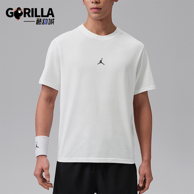 Nike/耐克正品JORDAN男士运动圆领干爽舒适透气短袖T恤IB6758-100