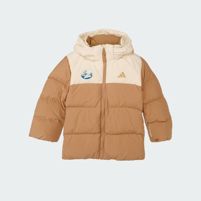 Adidas/阿迪达斯正品冬季婴童运动连帽拉链保暖舒适羽绒服KC5394