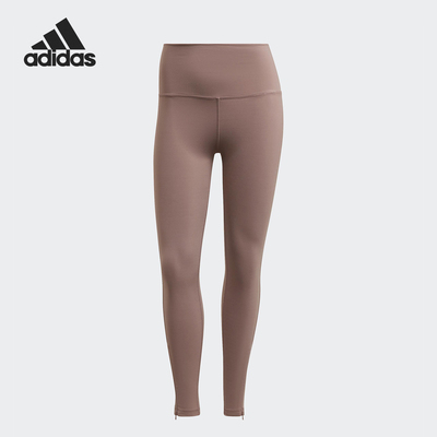 Adidas/阿迪达斯正品LEGGINGS女士运动简约紧身健身长裤HG4372