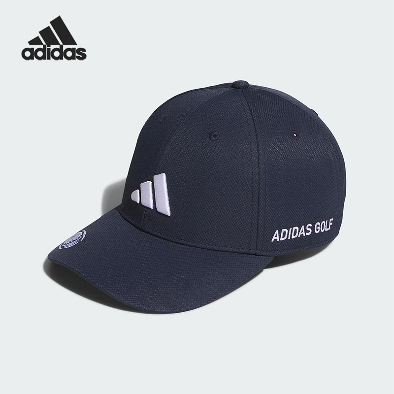 Adidas/阿迪达斯正品2025新款男士户外经典防晒硬顶棒球帽JH3640