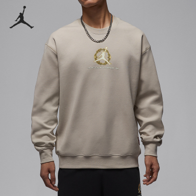 Nike/耐克正品JORDAN男士休闲圆领套头印花耐穿卫衣IQ3953-236