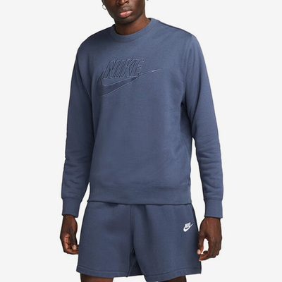 Nike/耐克正品秋季新款男子休闲简约百搭透气运动卫衣 DQ4584-437