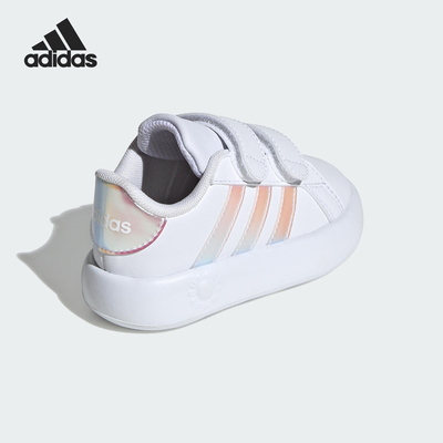 Adidas/阿迪达斯正品2025新款婴童魔术贴运动训练鞋ID5265