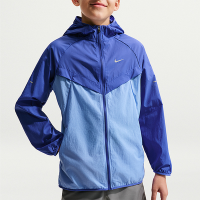 Nike/耐克正品2026春季大童拒水连帽休闲经典运动夹克IO4566-430