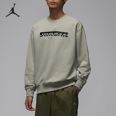Nike/耐克正品JORDAN男士针织日常休闲圆领套头卫衣IQ2978-304