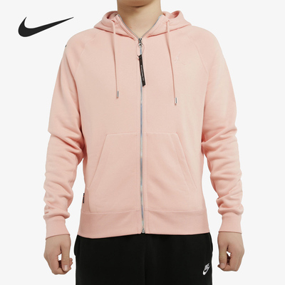 耐克休闲运动粉色夹克外套