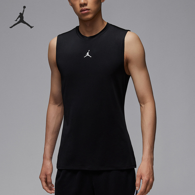 Nike/耐克正品JORDAN男士无袖紧身针织透气背心HV4102-010