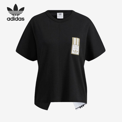 Adidas/阿迪达斯官方正品 三叶草 新款女子透气运动休闲T恤HC6568
