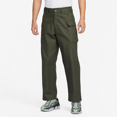 耐克男子侧口袋直简休闲工装长裤