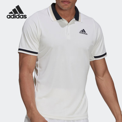 阿迪达斯男子网球运动短袖POLO衫