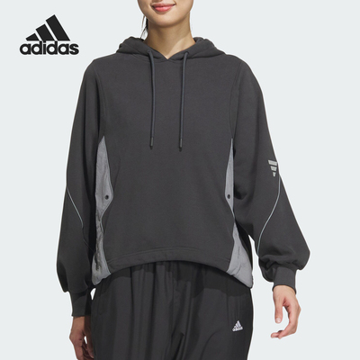 阿迪达斯女士长袖连帽卫衣