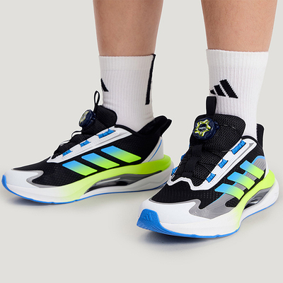 Adidas/阿迪达斯正品LIGHTDART HABU儿童体测运动跑步鞋KH5657