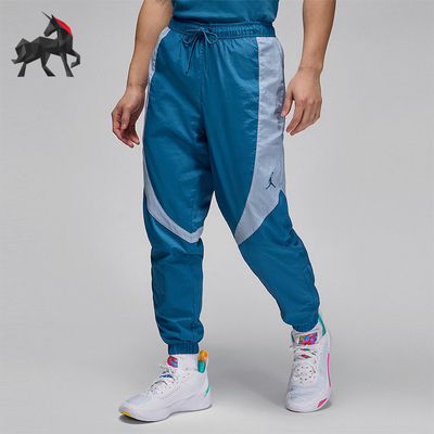 Nike/耐克正品JORDAN男士休闲运动束脚拼接耐穿长裤FN5851-457