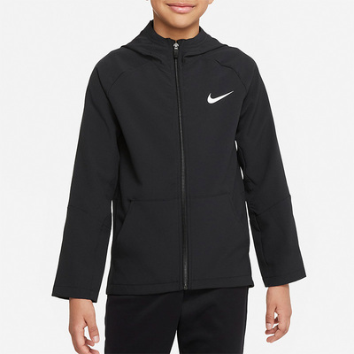 耐克大童运动连帽梭织夹克外套