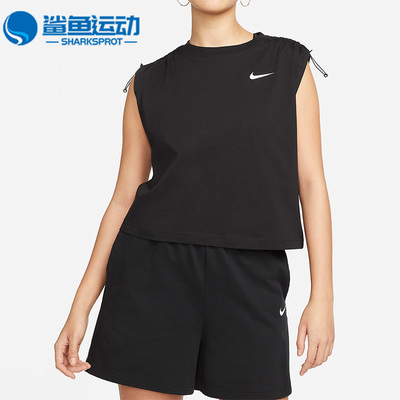 Nike/耐克正品新款夏季透气女子运动圆领无袖T恤DM6235-010
