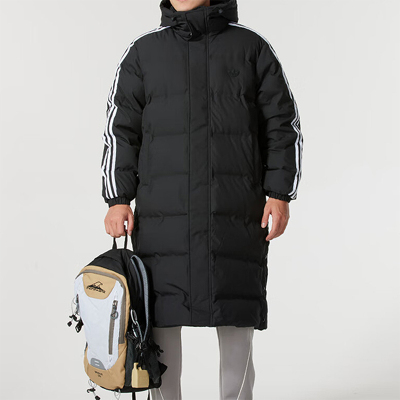 阿迪达斯男士保暖防风羽绒服